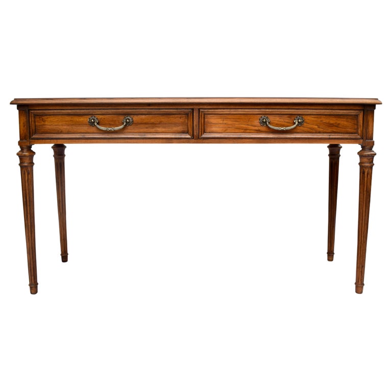Louis XVI Two Drawer Console by Henredon at 1stDibs
