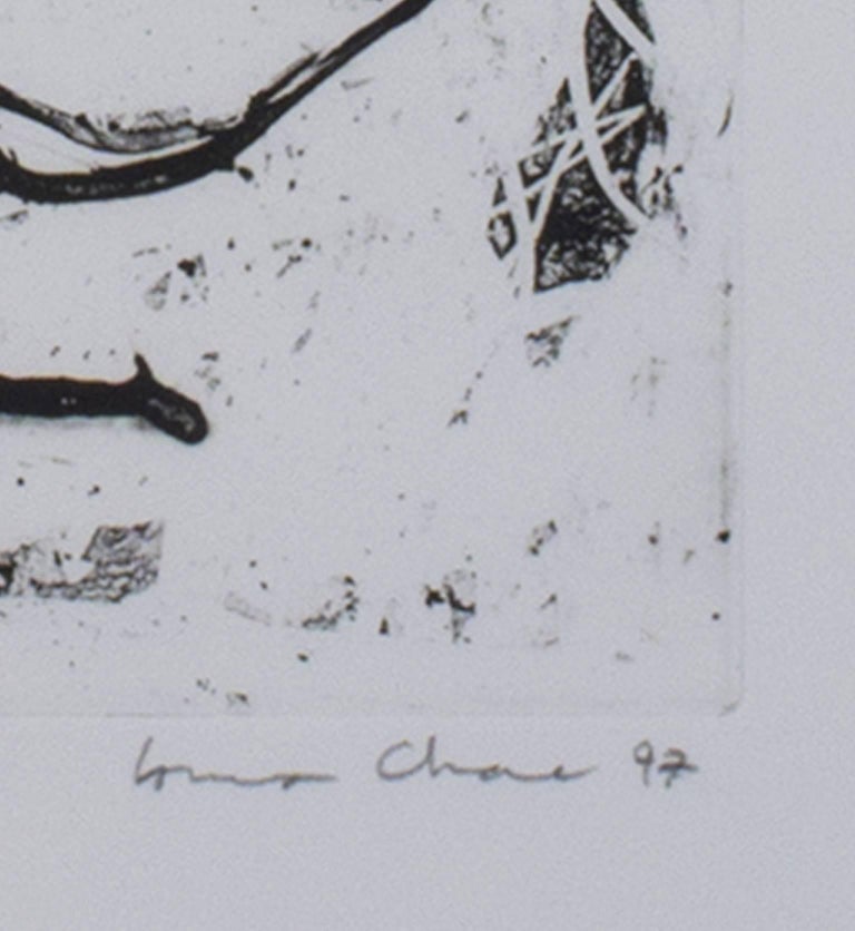 Louisa Chase - "Baby Head," Original Etching signed by Louisa Chase ...