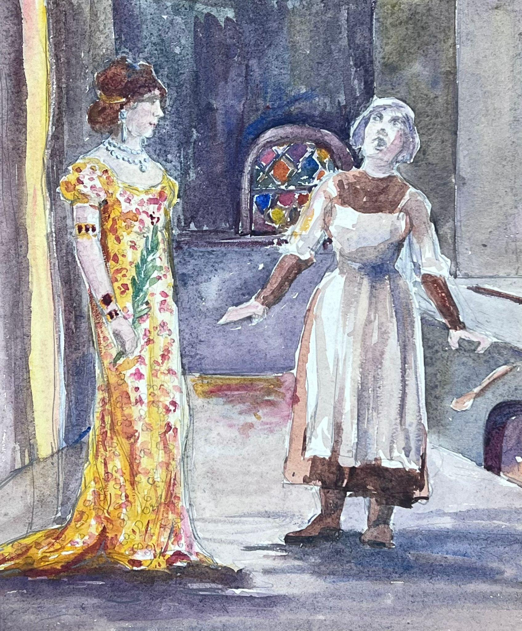 Louise Alix - French Impressionist Watercolour Painting The Lady and ...