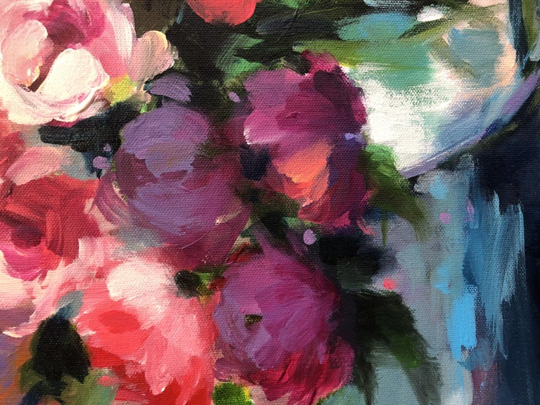 Louise Baker - Be Merry, Painting, Acrylic on Canvas For Sale at 1stDibs