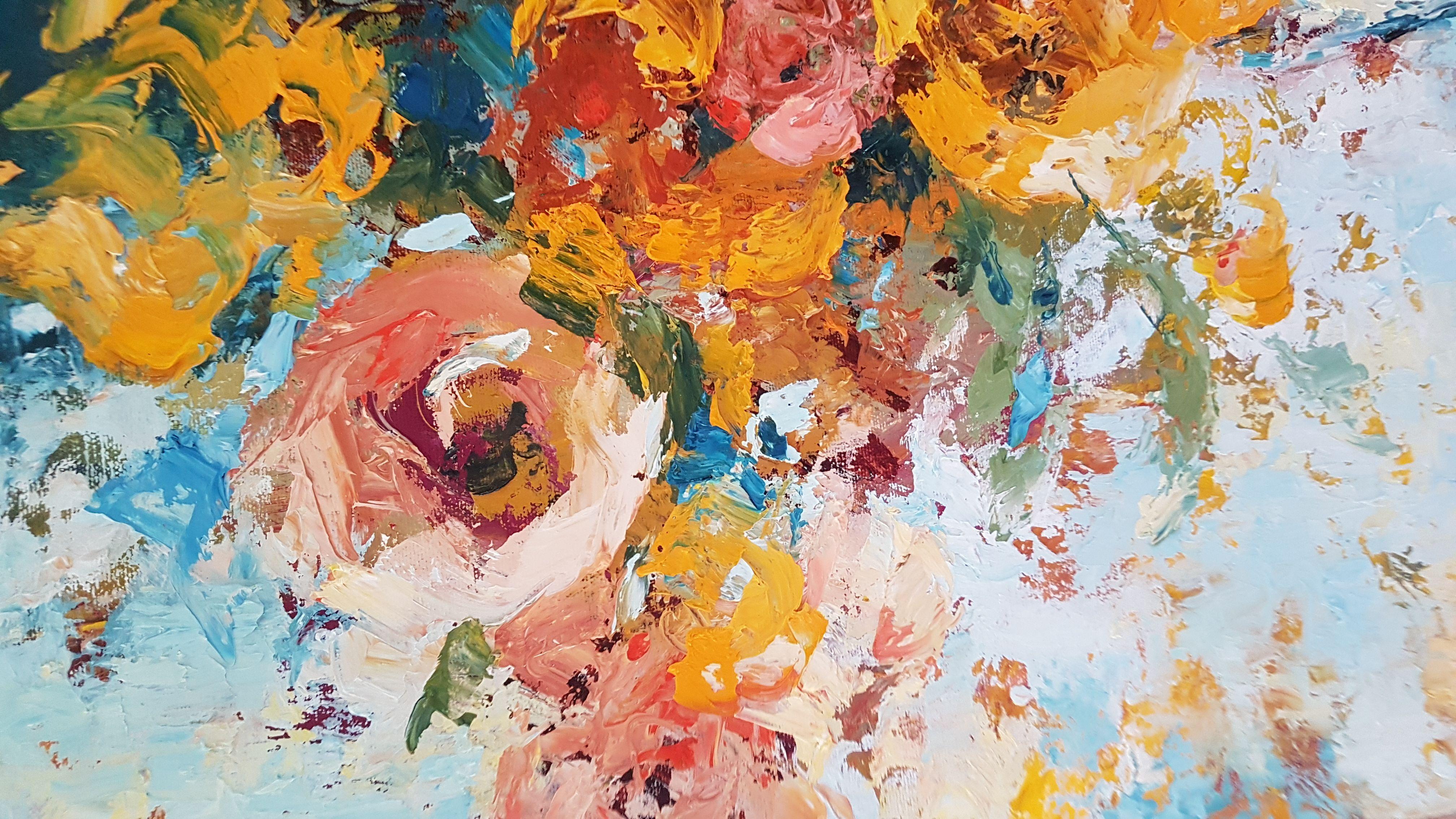 Louise Baker - Fragrance, Painting, Oil on Canvas For Sale at 1stDibs