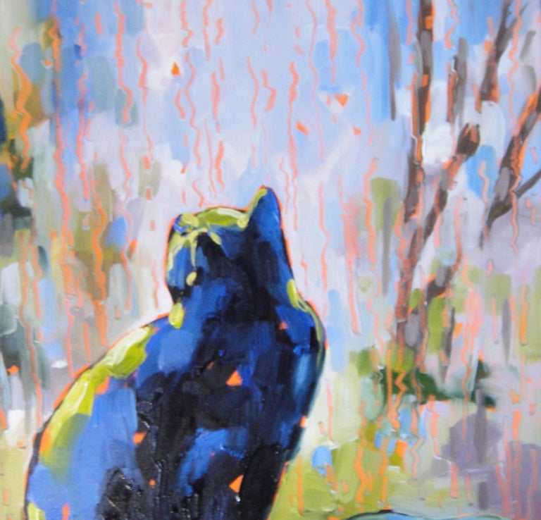 Louise Baker - So Many Raindrops, Painting, Oil on Canvas For Sale at ...