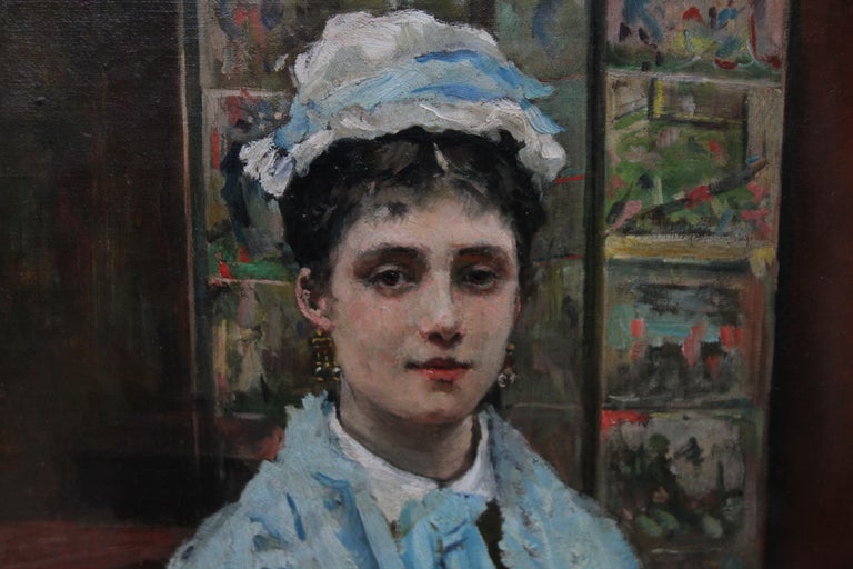 Louise Jopling - Self Portrait - British Victorian oil painting ...