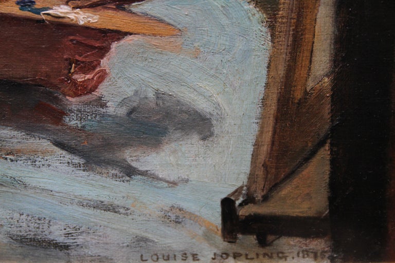 Louise Jopling - Self Portrait - British Victorian oil painting ...