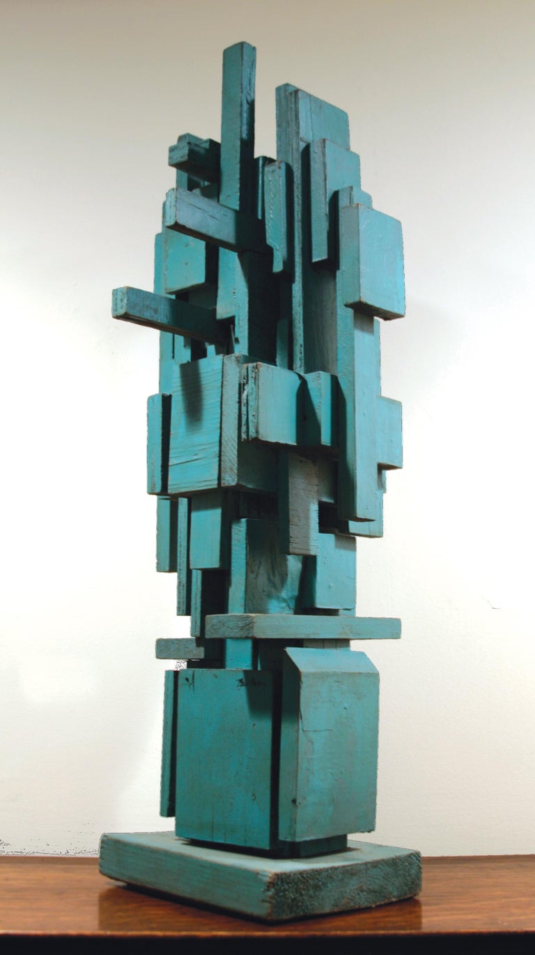 Louise Nevelson - Louise Nevelson, Untitled, painted wood sculpture ...