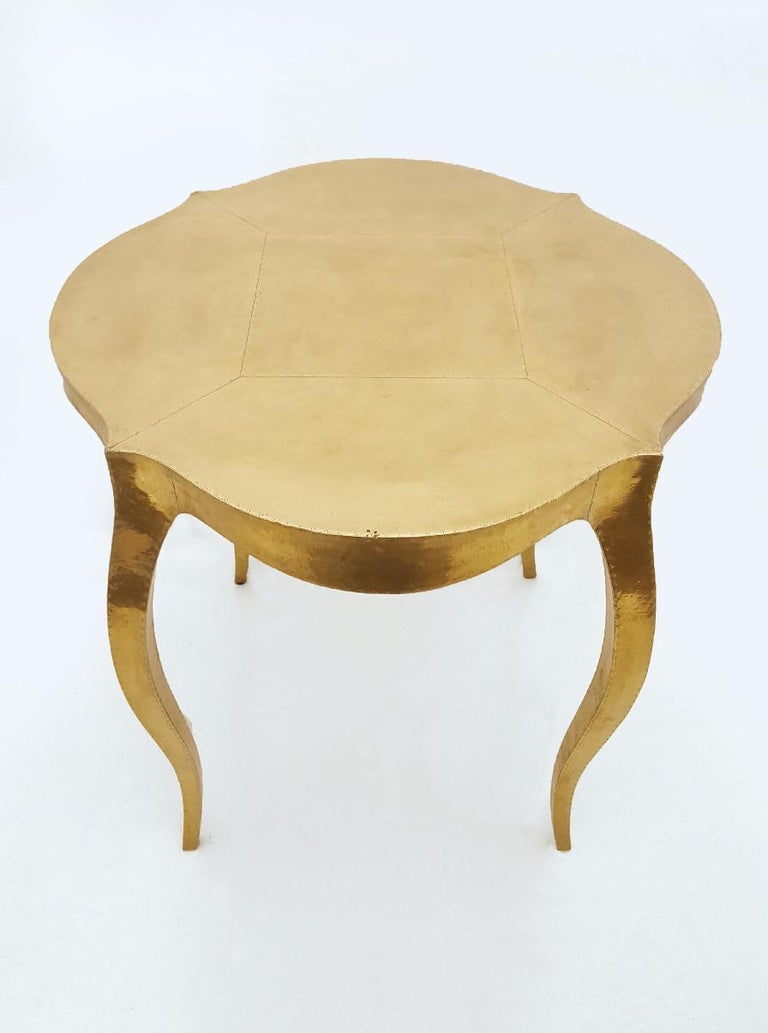 Louise Round Table in Brass Handcrafted in India by Paul Mathieu For ...
