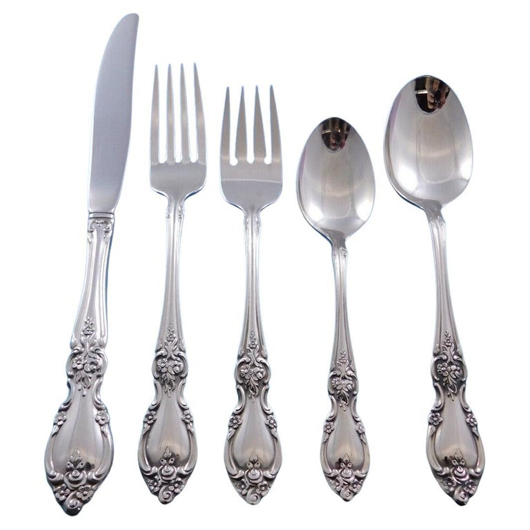 Louisiana by Community Oneida Stainless Steel Flatware Set Service 80 ...