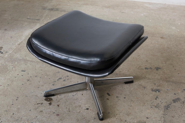 Lounge Armchair with Foot Stool Designed by Olli Borg for ASKO, 1964 at ...