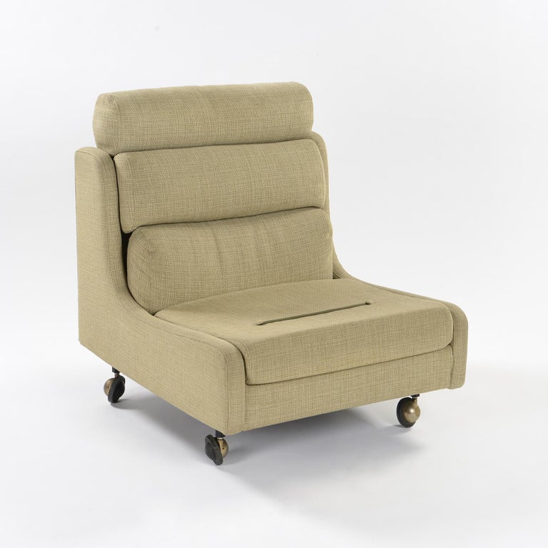 Lounge Chair and Its Ottoman, Steiner, circa 1970 For Sale at 1stDibs