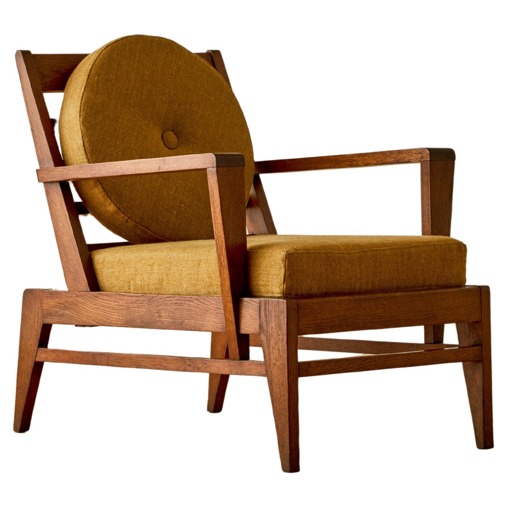 Vintage Rene Gabriel Lounge Chair From France, Circa 1940 For Sale at ...