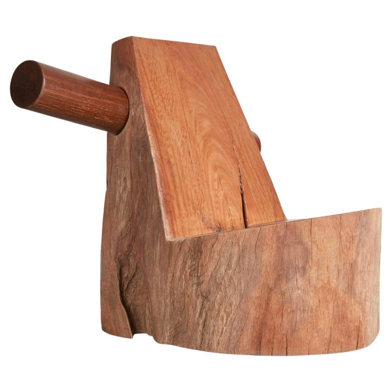 Lounge chair in River Red Gum wood by Zanini de Zanine Caldas For Sale ...