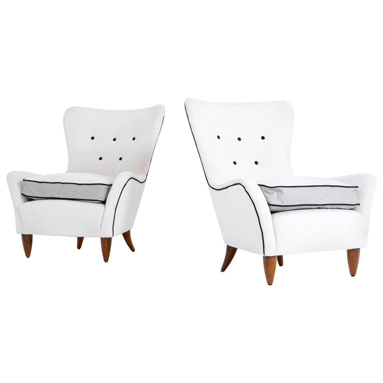 Lounge Chairs by Brambilla, Italy, 1950s For Sale at 1stDibs