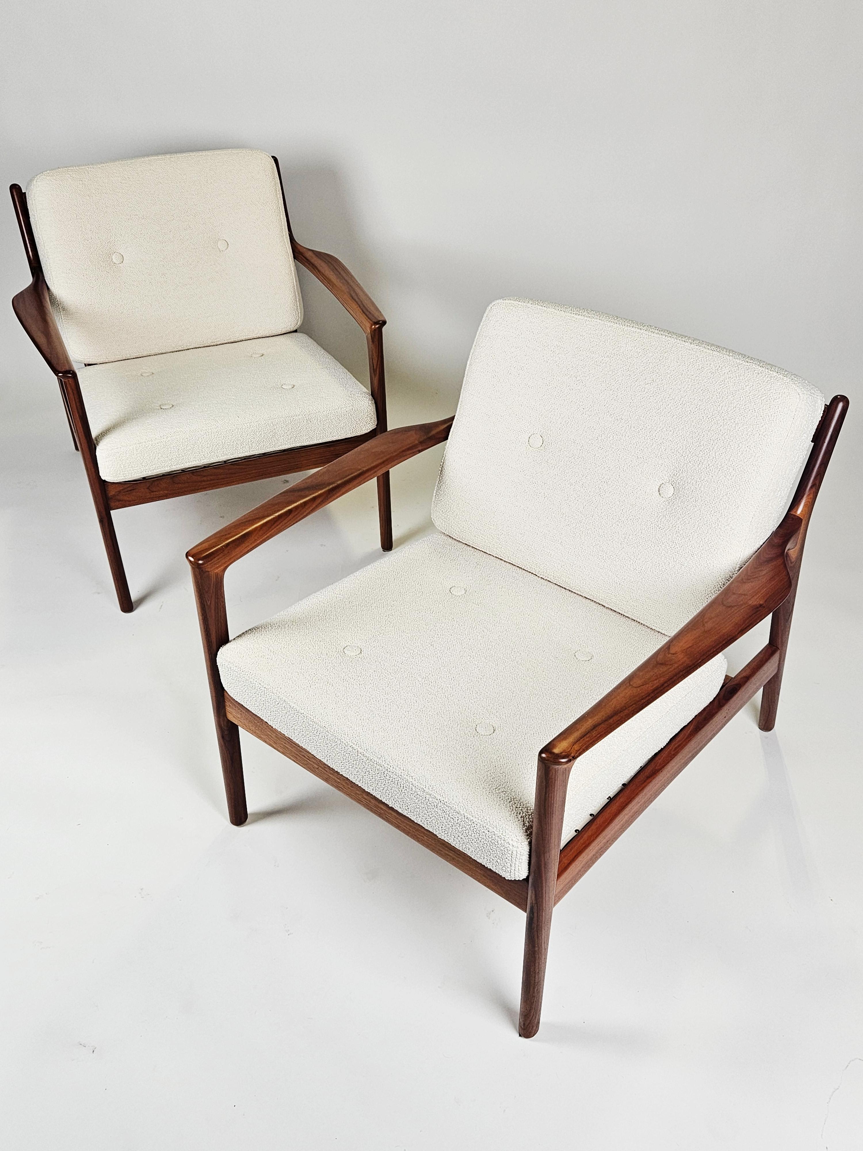 Lounge chairs by Folke Ohlsson for DUX, Sweden, 1960s For Sale at 1stDibs