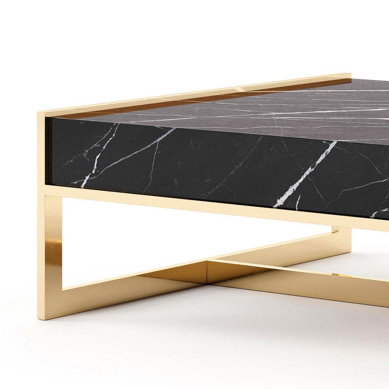 Lounge Down Marble Coffee Table For Sale at 1stDibs