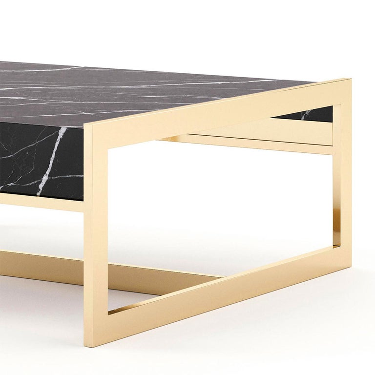 Lounge Down Marble Coffee Table For Sale at 1stDibs