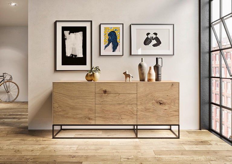 Lounge Sideboard 2 Doors 3 Drawers For Sale at 1stDibs