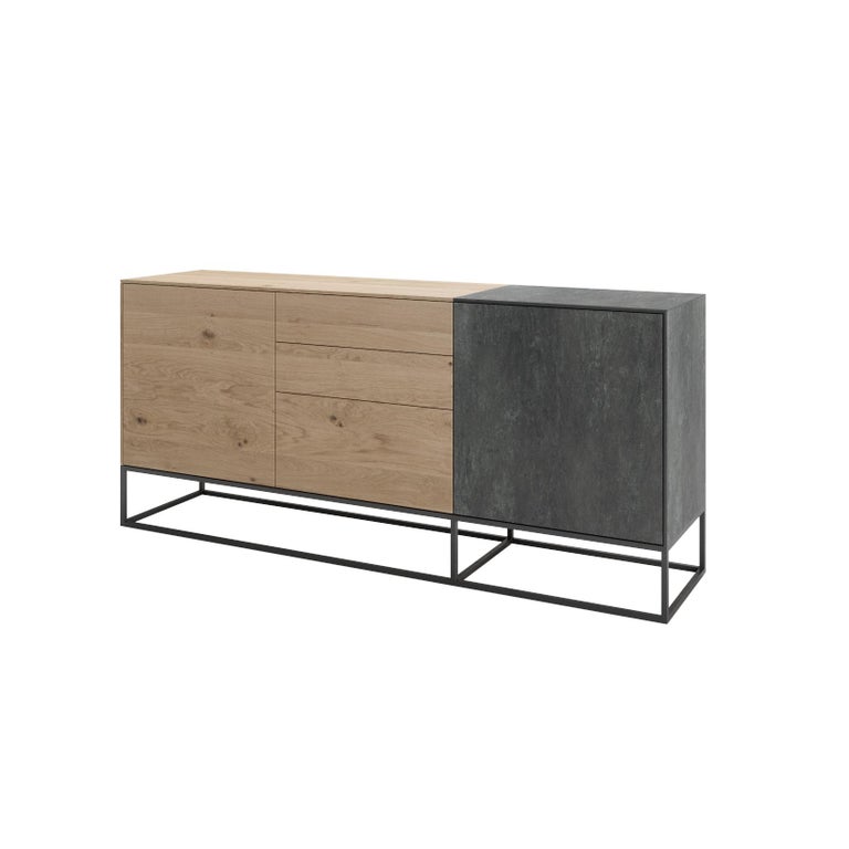 Lounge Sideboard 2 Doors 3 Drawers For Sale at 1stDibs