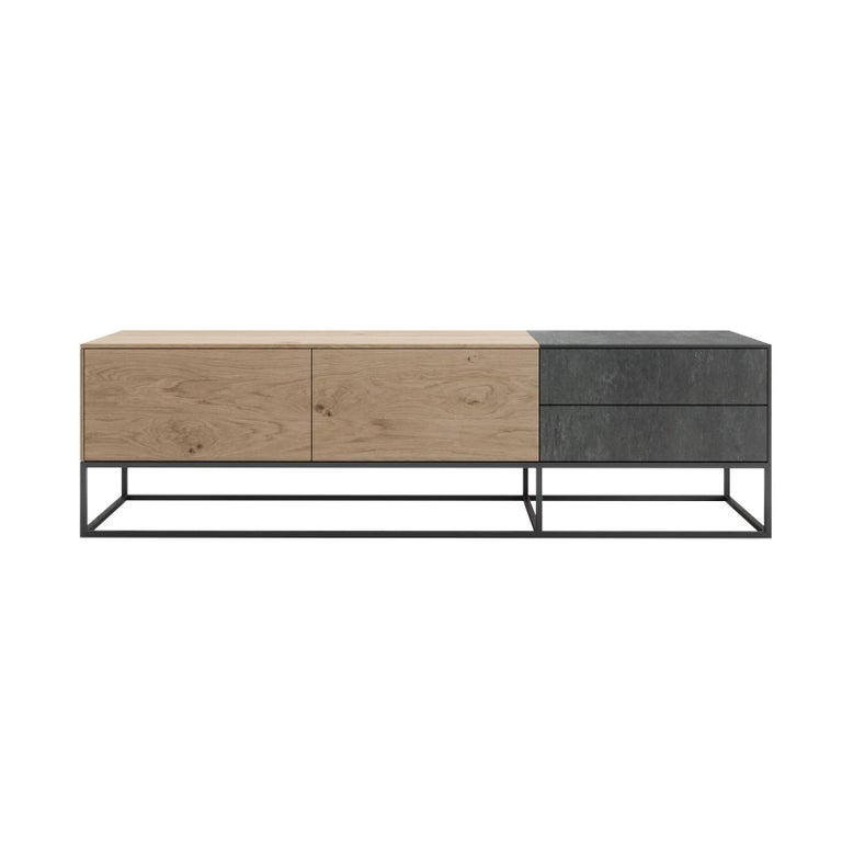 Lounge TV Stand 2 Doors 2 Drawers For Sale at 1stDibs