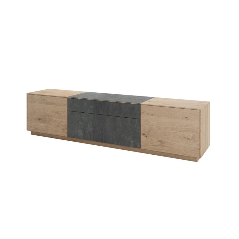Lounge TV Stand 2 Doors 2 Drawers For Sale at 1stDibs