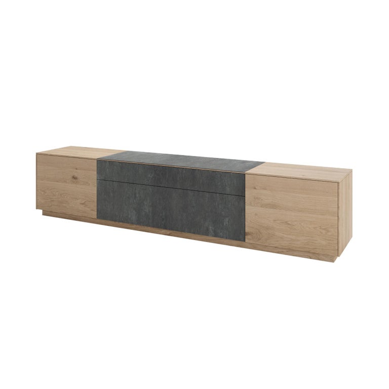 Lounge TV Stand 2 Doors 2 Drawers For Sale at 1stDibs