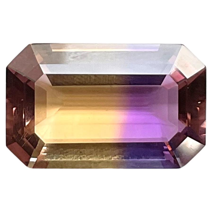 Loupe clean 10.30 cts Ametrine Octagon Faceted Cut Stone For Jewelry ...