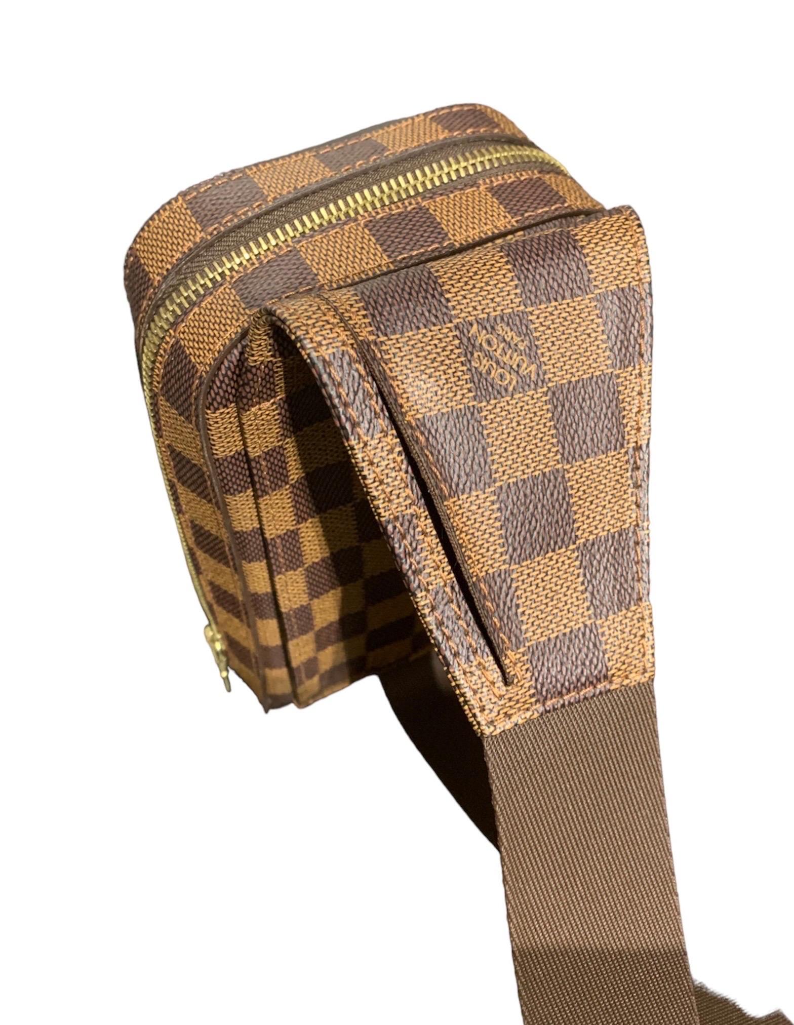 Lousi Vuitton Marsupio Geronimo Damier Ebene For Sale at 1stDibs