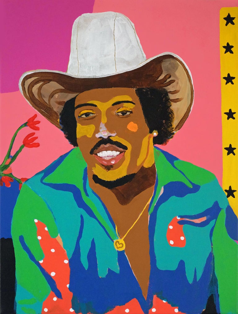 'Love Bomb' Portrait Painting by Alan Fears Pop Art For Sale at 1stDibs