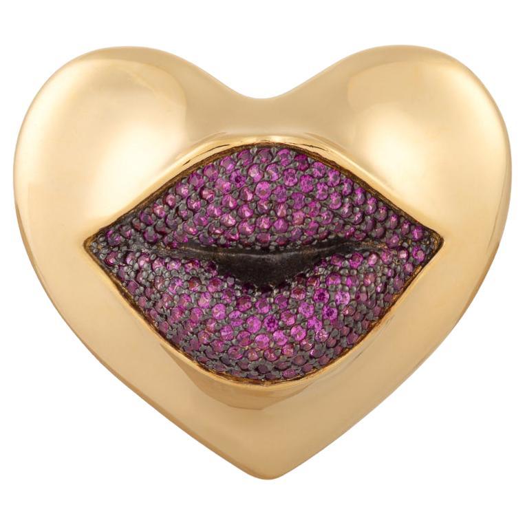 Salvador Dali Lips Brooch at 1stDibs