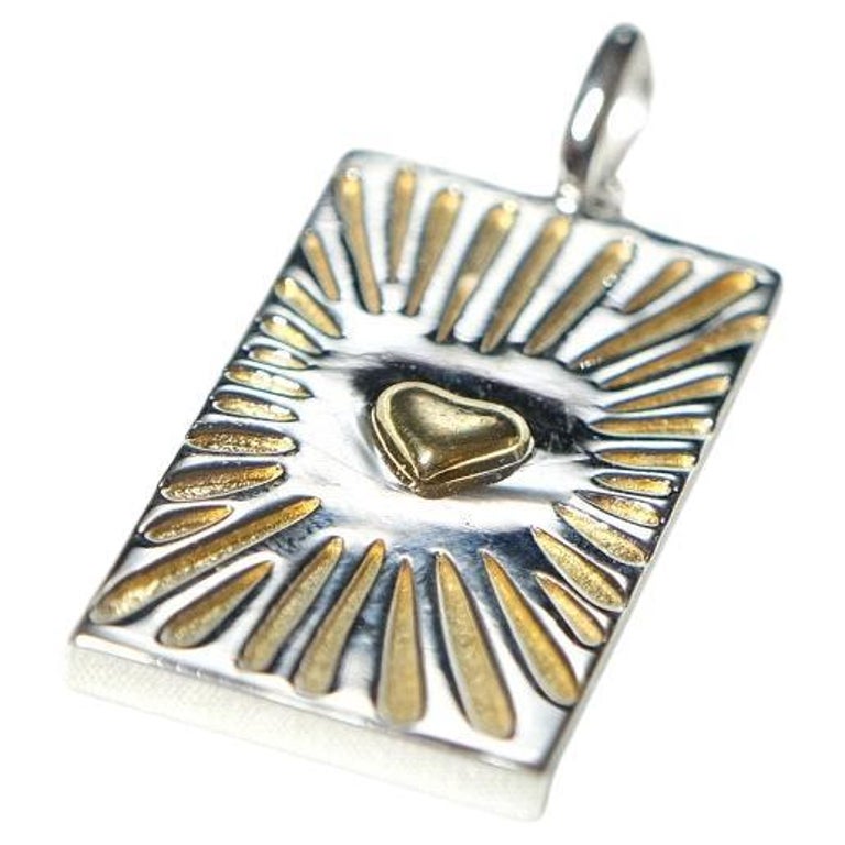 Love Pendant II, 18k Gold, White Gold For Sale at 1stDibs