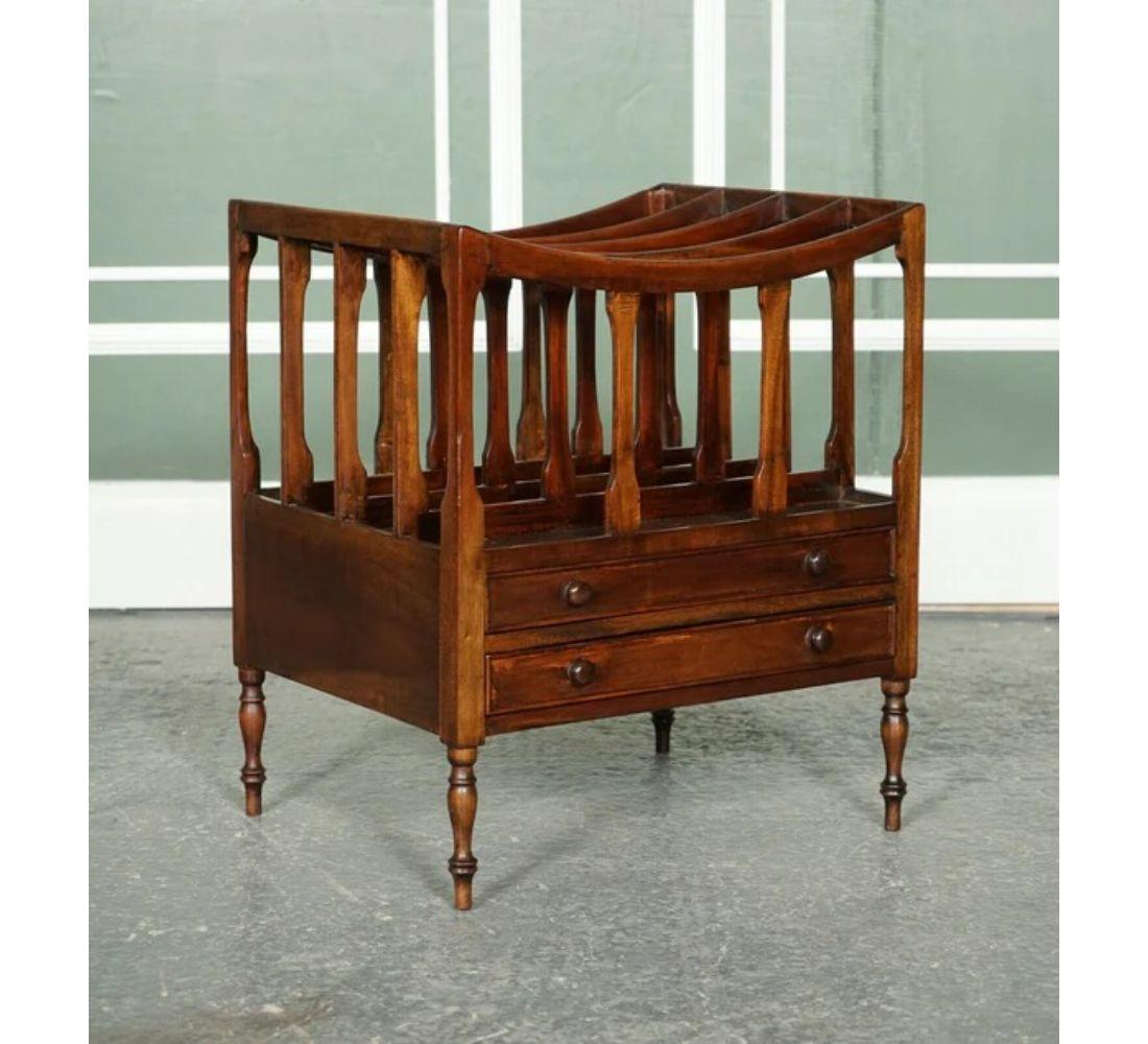 Lovely Antique Canterbury Books Magazine Newspaper Rack at 1stDibs