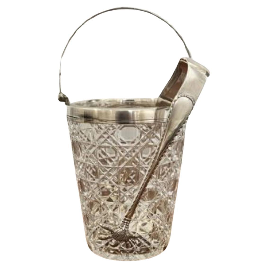 Quality antique Edwardian cut glass ewer For Sale at 1stDibs