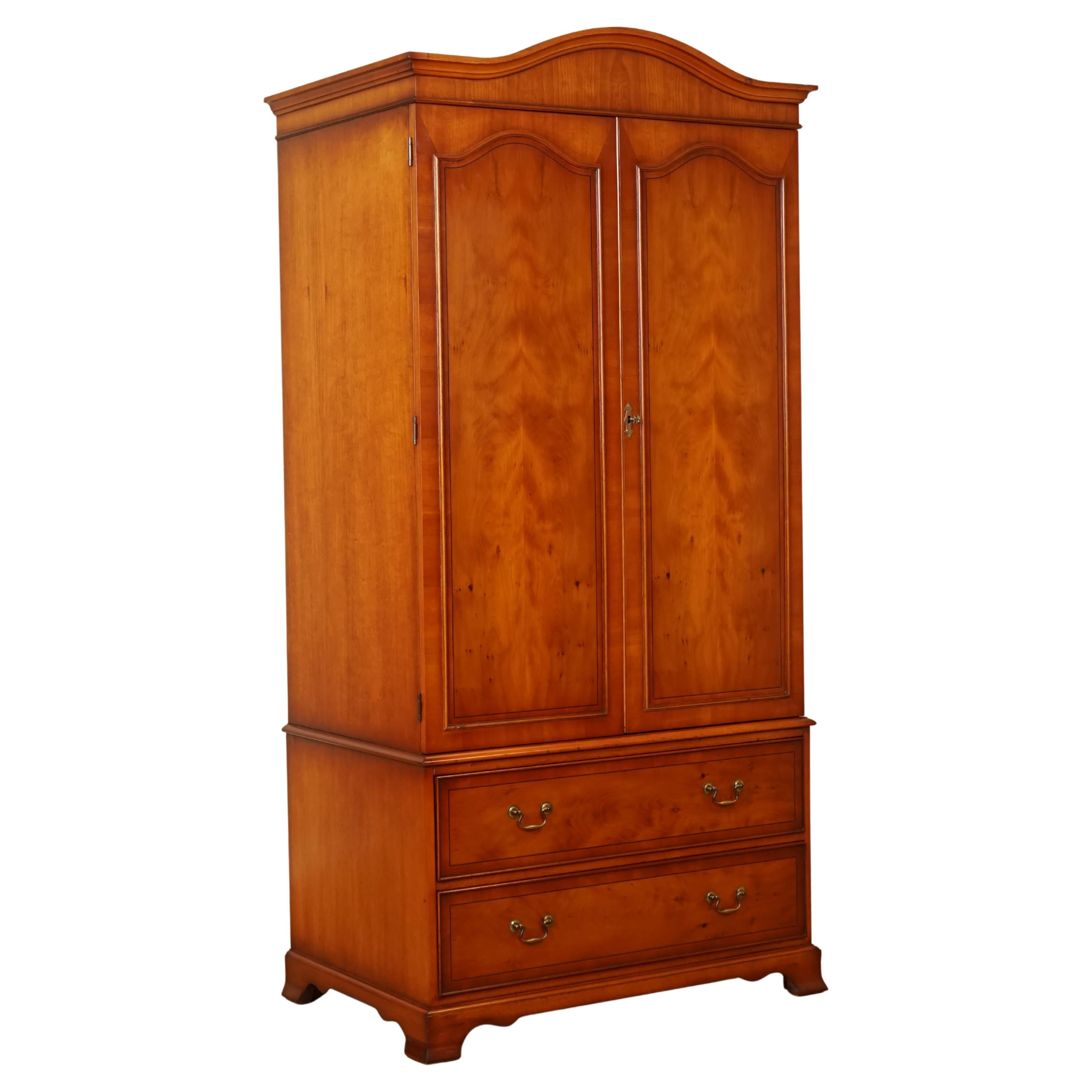 Pine Wardrobe with Shelves at 1stDibs