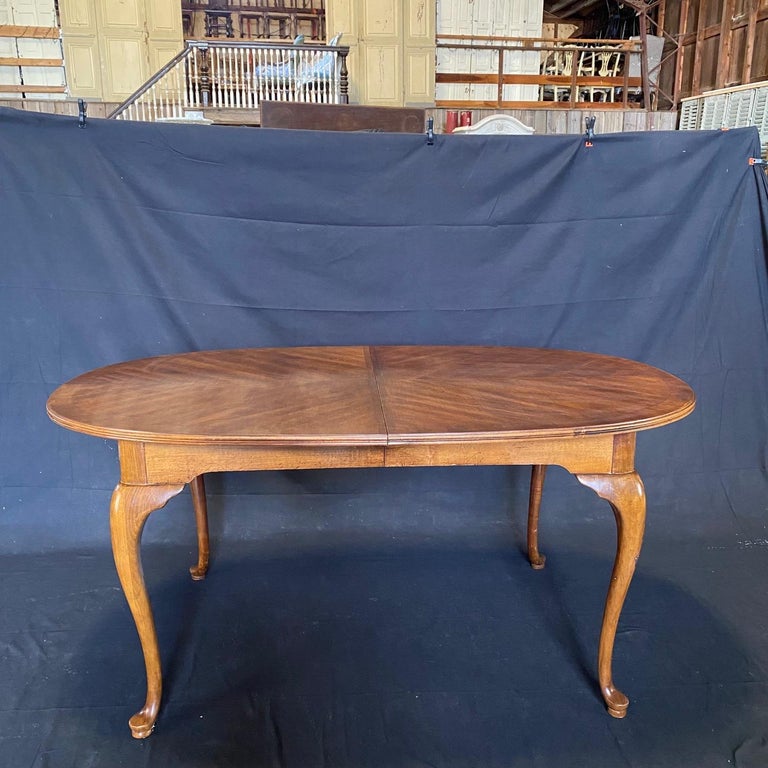 Lovely British Georgian Court Style Queen Anne Dining Table For Sale at ...