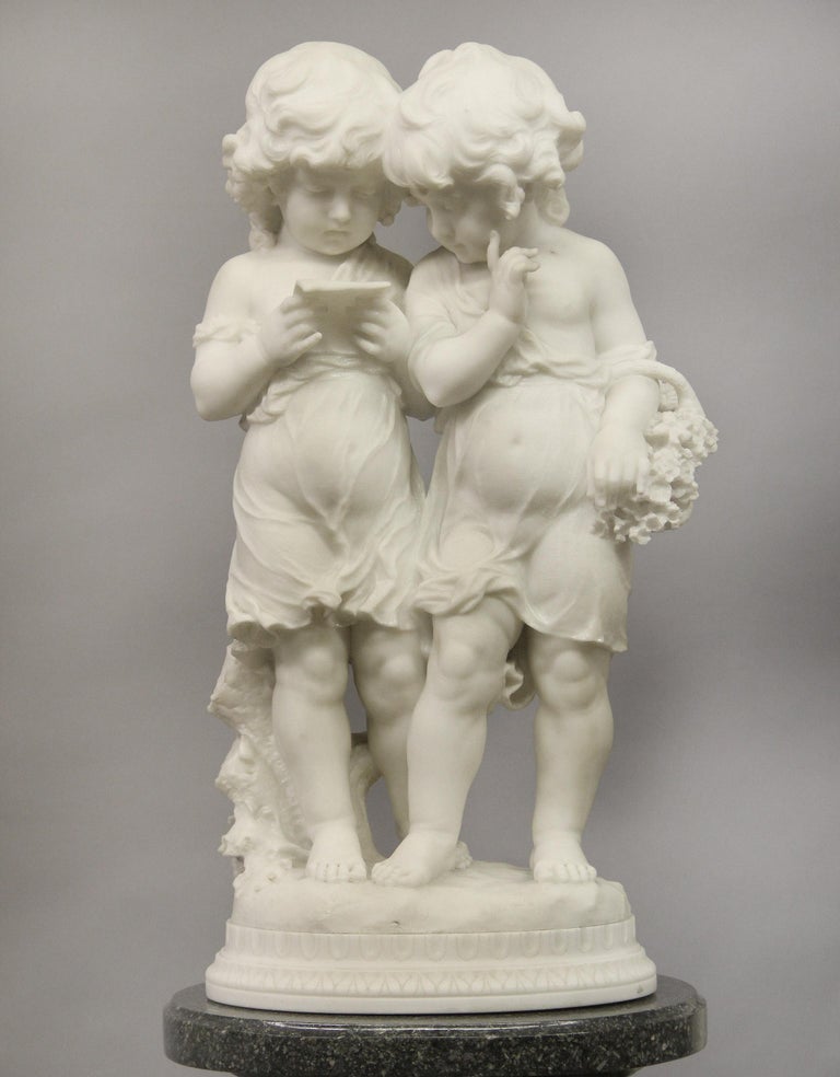 Lovely Early 20th Century Italian Carrara Marble Sculpture by ...
