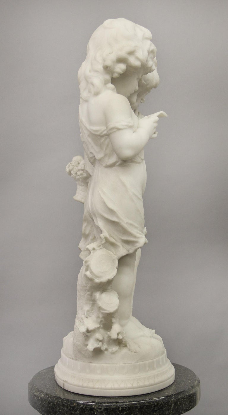 Lovely Early 20th Century Italian Carrara Marble Sculpture by ...