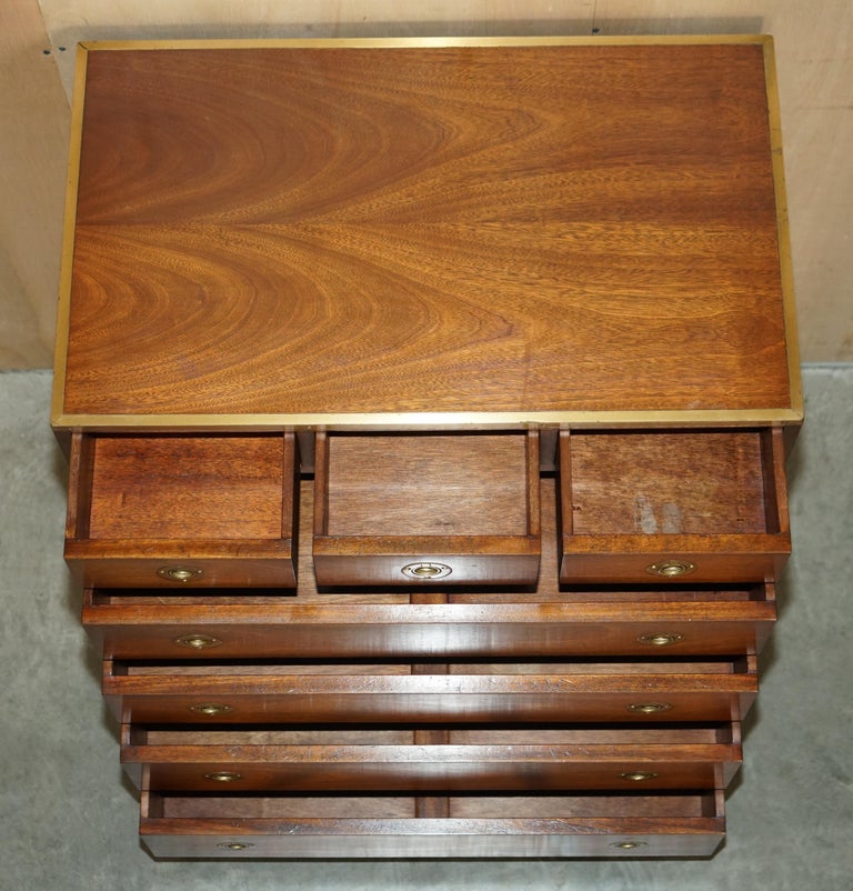 Lovely Harrods Kennedy Military Campaign Full Sized Chest of Drawers ...