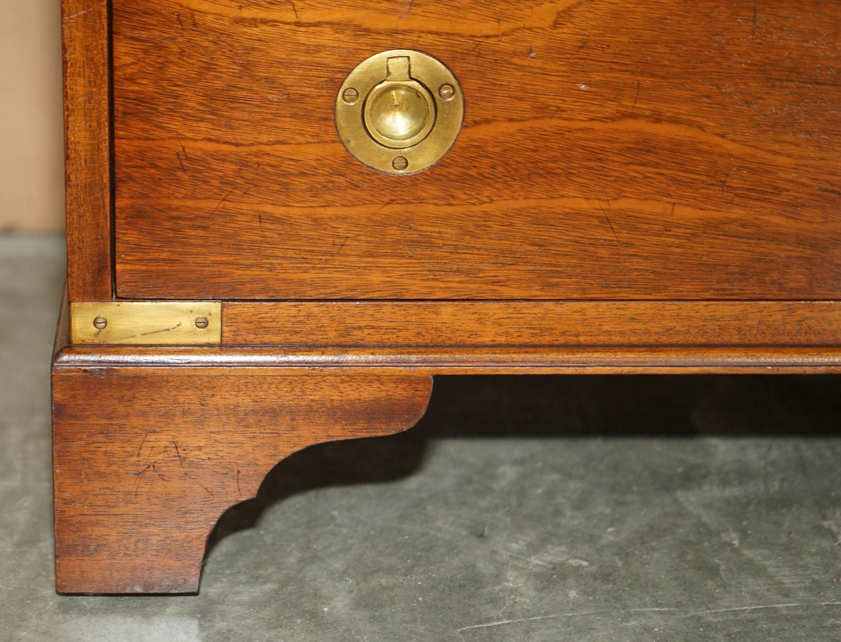 Lovely Harrods Kennedy Military Campaign Full Sized Chest of Drawers ...