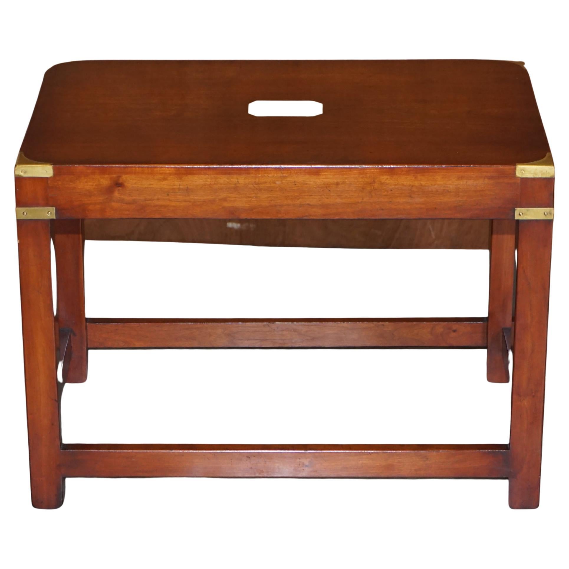 Kennedy Furniture Harrods Mahogany Leather Military Campaign Writing ...