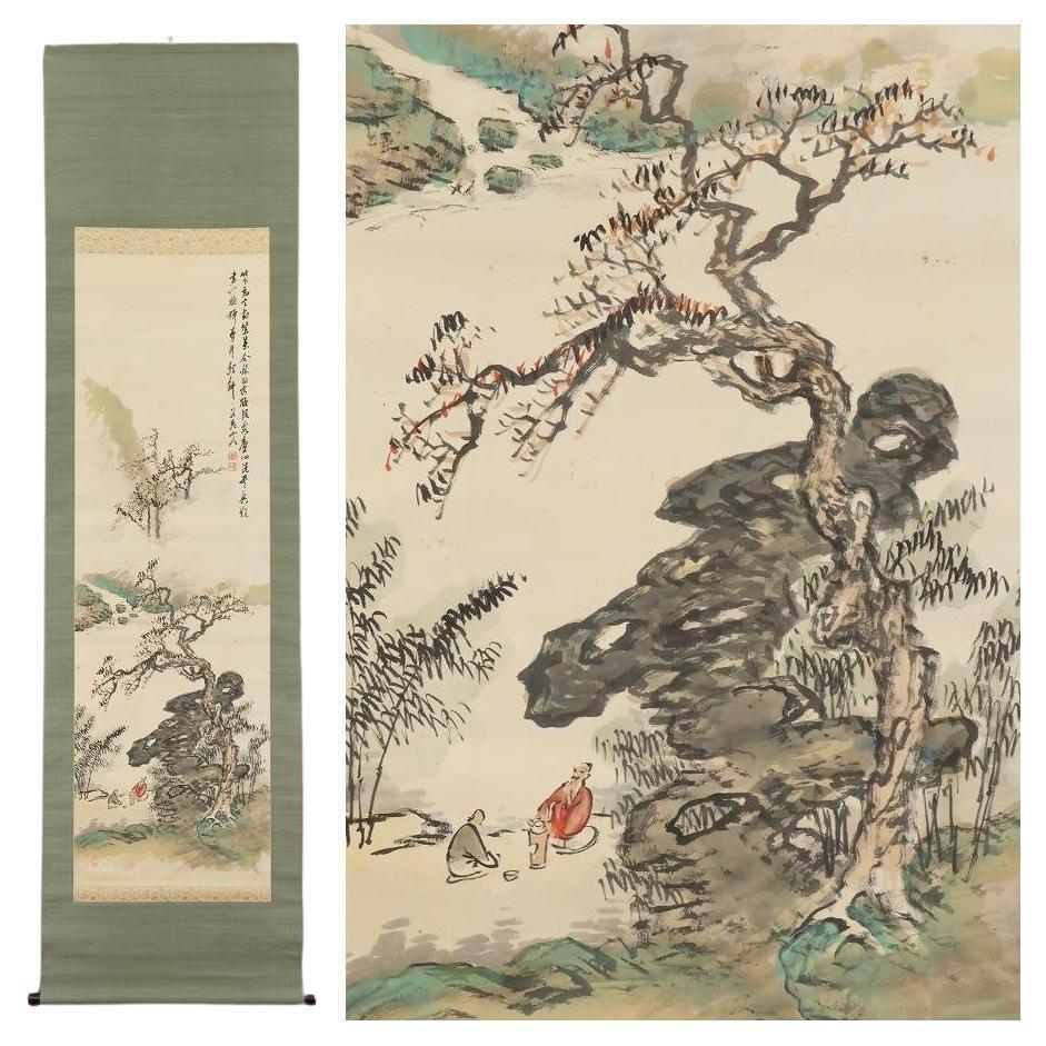 Lovely Japanese 19/20th c Scroll by Nihonga Landscape in Autumn For ...