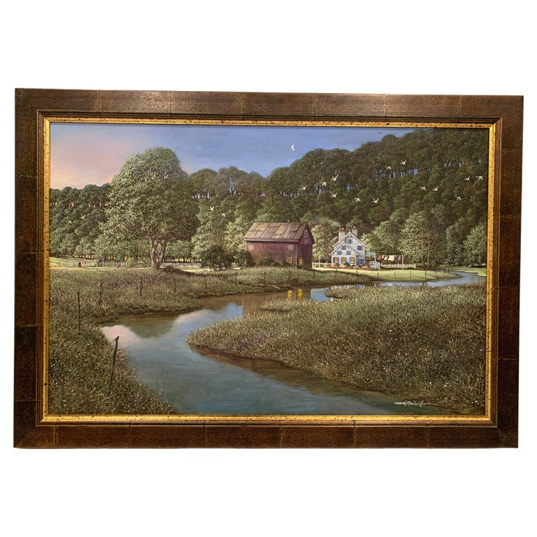 Lovely Landscape by Renowned Philadelphia Artist Paul Macwilliams For ...