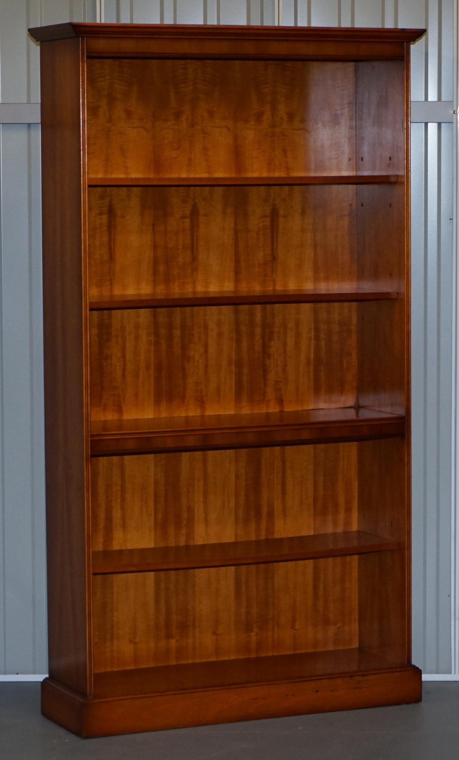 Lovely Matching Pair of Bradley Library Bookcases with Height ...