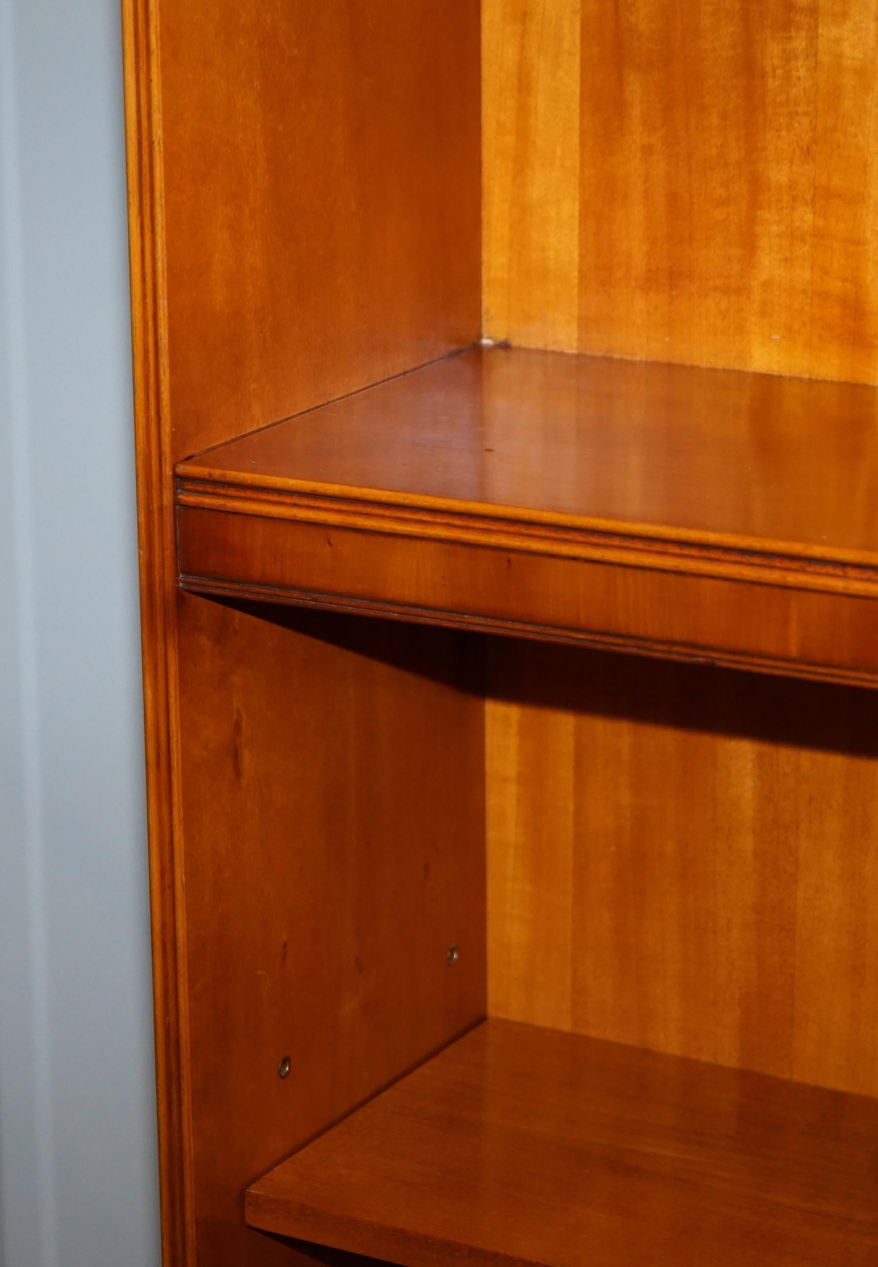 Lovely Matching Pair of Bradley Library Bookcases with Height ...