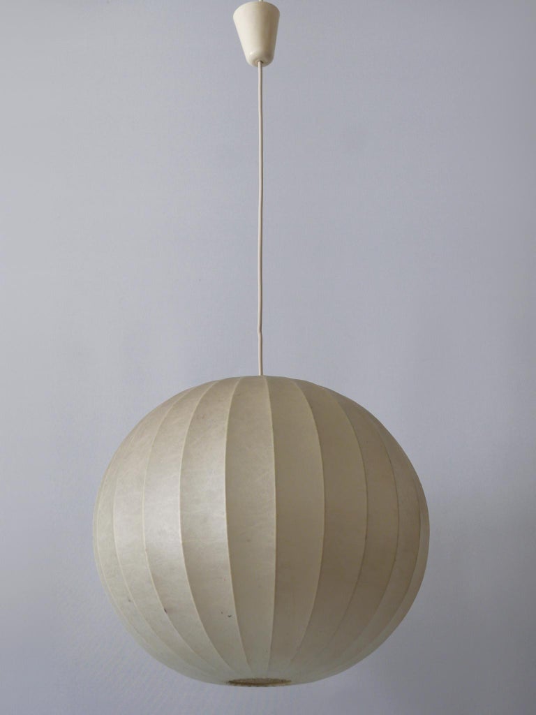 Lovely Mid-Century Modern Cocoon Pendant Lamp or Hanging Light Germany ...
