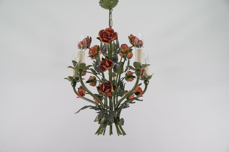 Lovely Mid-Century Modern Florentine Hanging Lamp, 1960s Italy For Sale ...