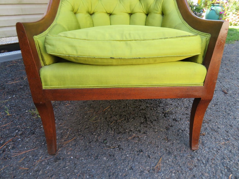 Lovely Pair 60s Classical Spoon Back Chairs Mid-Century Modern For Sale ...