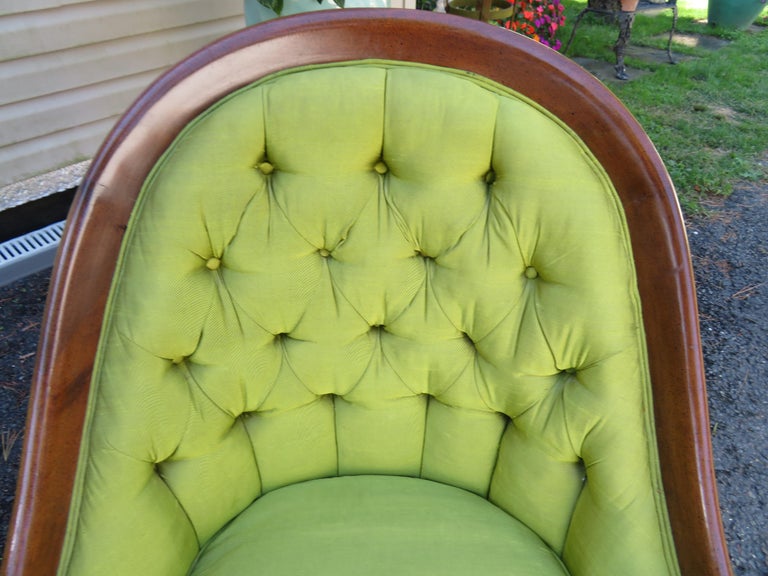 Lovely Pair 60s Classical Spoon Back Chairs Mid-Century Modern For Sale ...