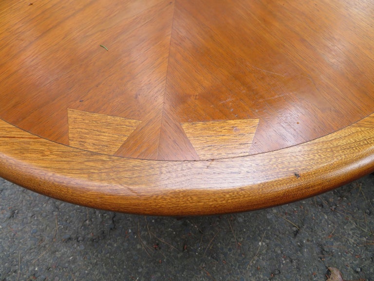 Lovely Pair Andre Bus Lane Acclaim Drum End Side Table, Mid-Century ...