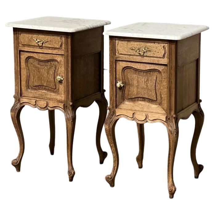 Very Pretty Pair French Bedside Tables For Sale at 1stDibs