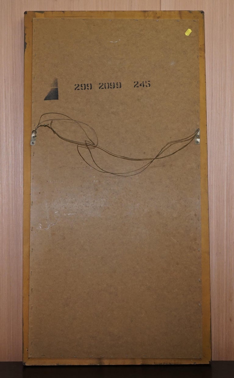 Lovely Pair of Tall Vintage Military Campaign Style Wall Mirrors ...