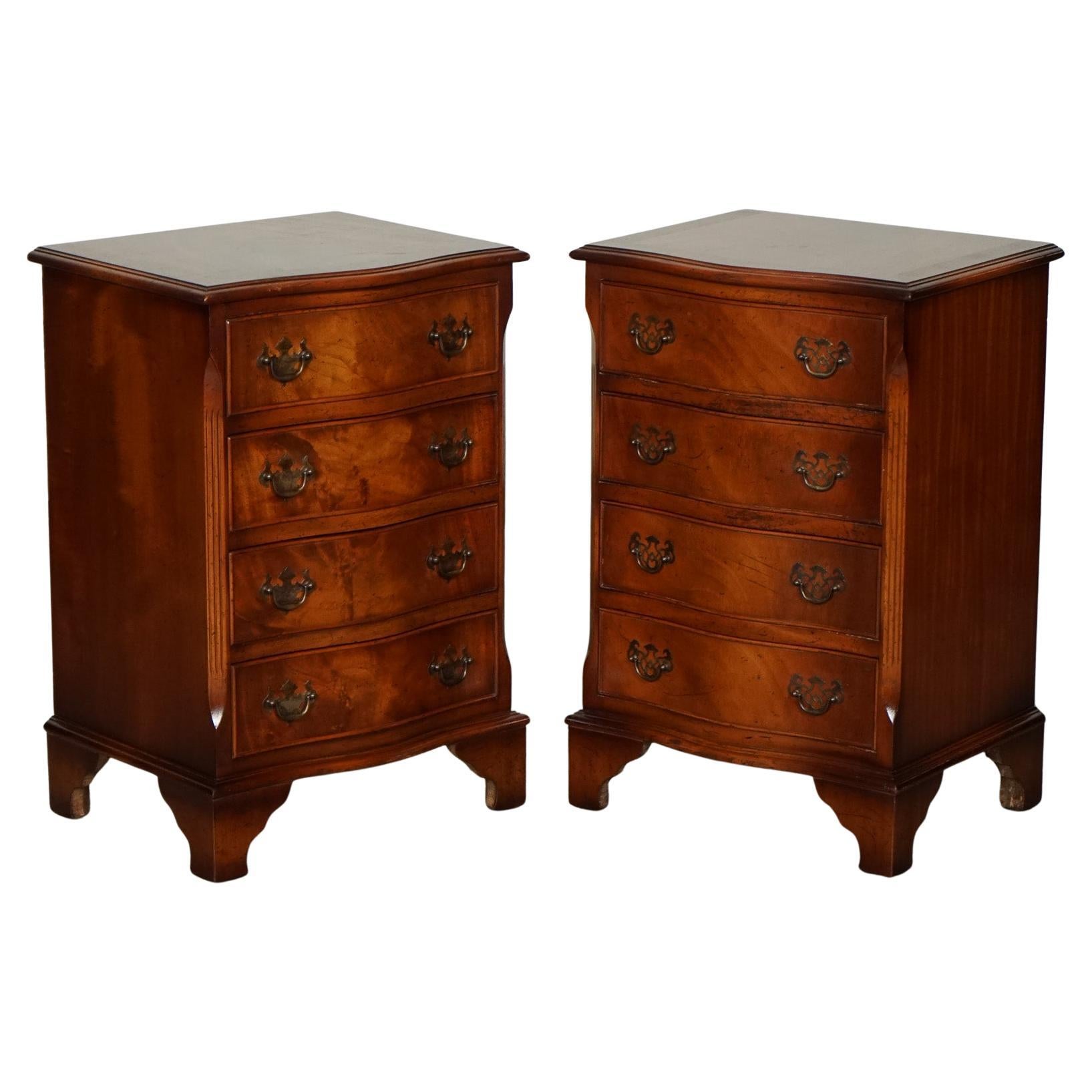 LOVELY PAiR OF GEORGIAN STYLE BEDSIDE TABLES NIGHTSTANDS For Sale at ...